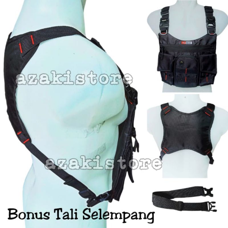 Jual Tas Dada Tactical Pria - Rompi Tactical Black | Shopee Indonesia