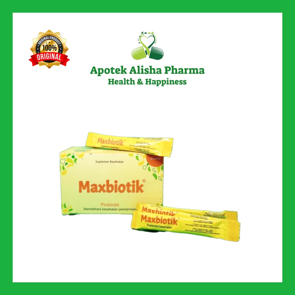 Jual Maxbiotik Sachet - Makbiotik Suplemen Probiotik Pencernaan Diare ...