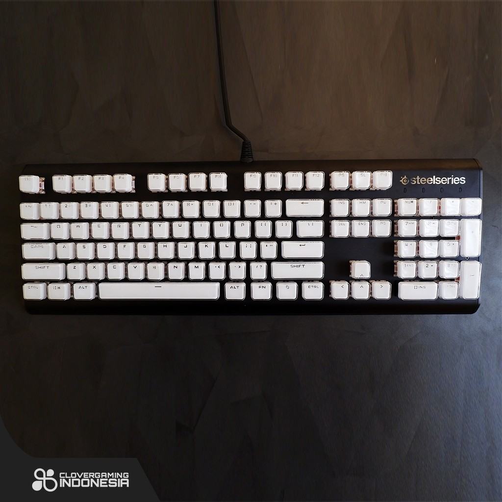 Jual Keycaps CLV Square White - Gaming Mechanical Keycaps Keeyboard ...