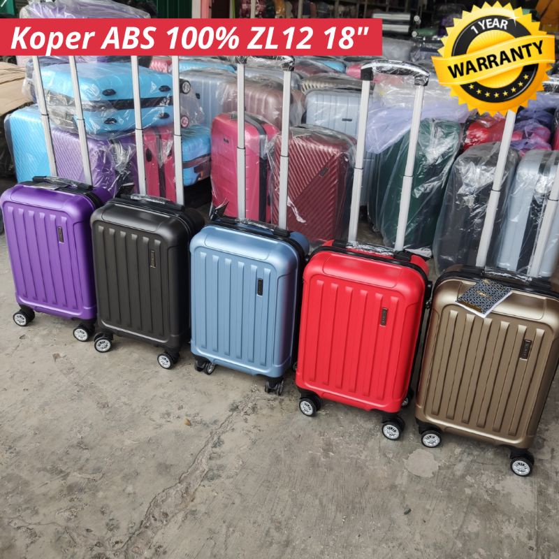 Jual Koper ABS 100% ZL12 18" GARANSI 1 TAHUN koper murah koper polo ...