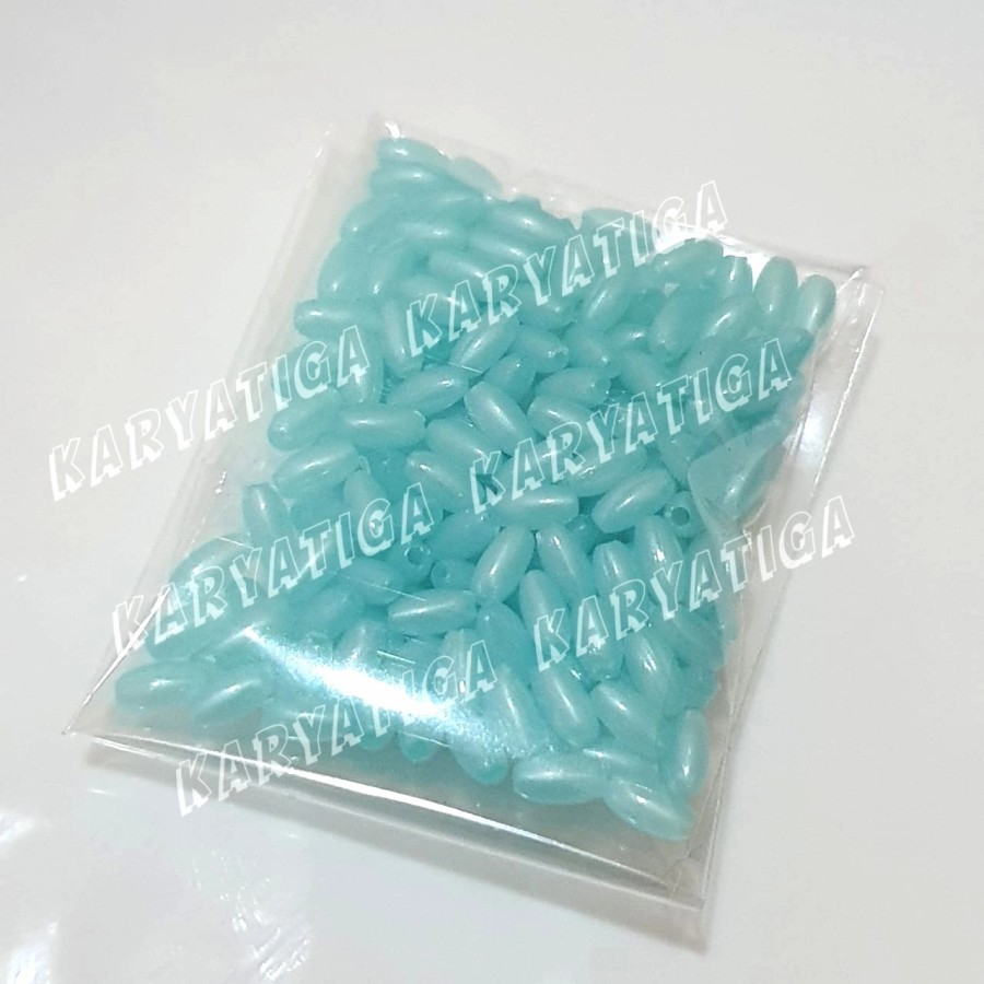 Jual Mote Manik Padi 3 mm x 6 mm Warna Pastel (5 gram) | Shopee Indonesia