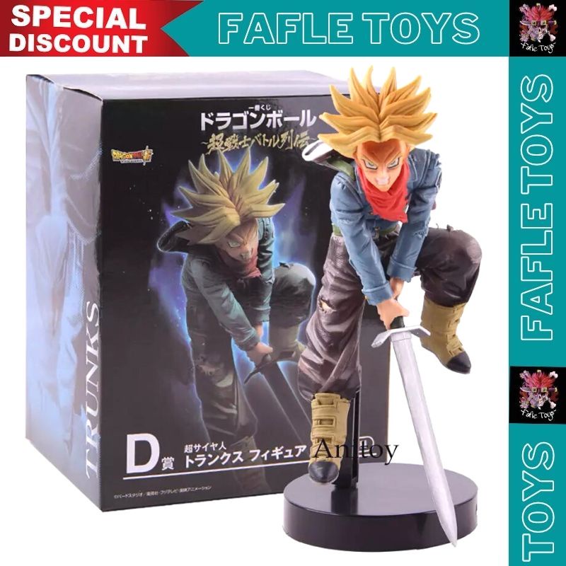 Jual Action Figure Dragon Ball Super Saiyan Trunks Slashing Sword ...