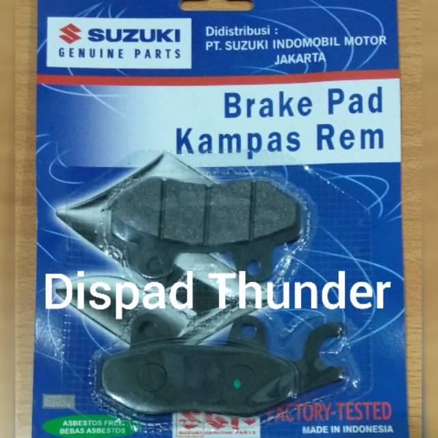 Jual DISPAD KAMPAS REM CAKRAM DEPAN SUZUKI THUNDER | Shopee Indonesia