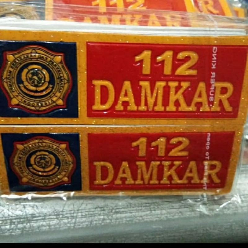 Jual Stiker Pemadam/ Stiker Pemadam kebakaran / Stiker Damkar | Shopee ...
