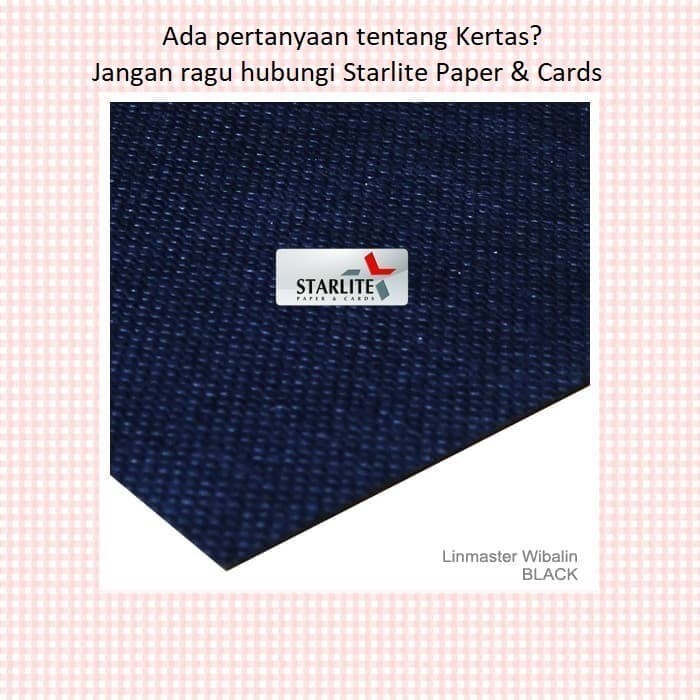 Jual Kertas Covering Paper LINMASTER BLACK | Shopee Indonesia