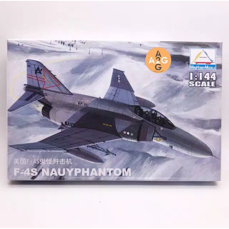 Jual Model kit Mini Hobby Model 1 144 F4 S NAVY PHANTOM | Shopee Indonesia