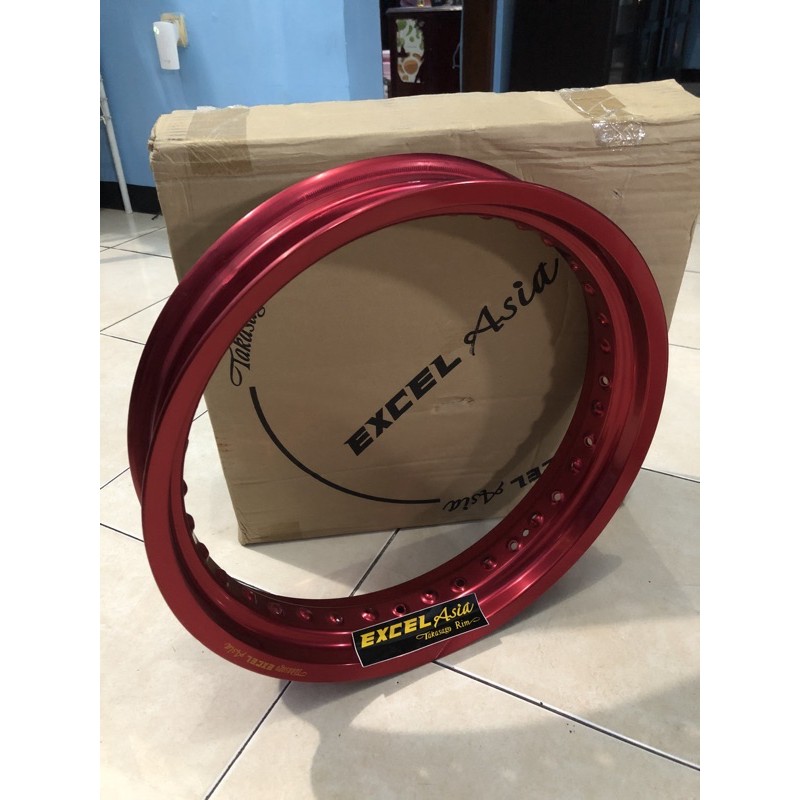 Jual velg takasago excel asia ring 17 red merah ukuran 350 | Shopee ...