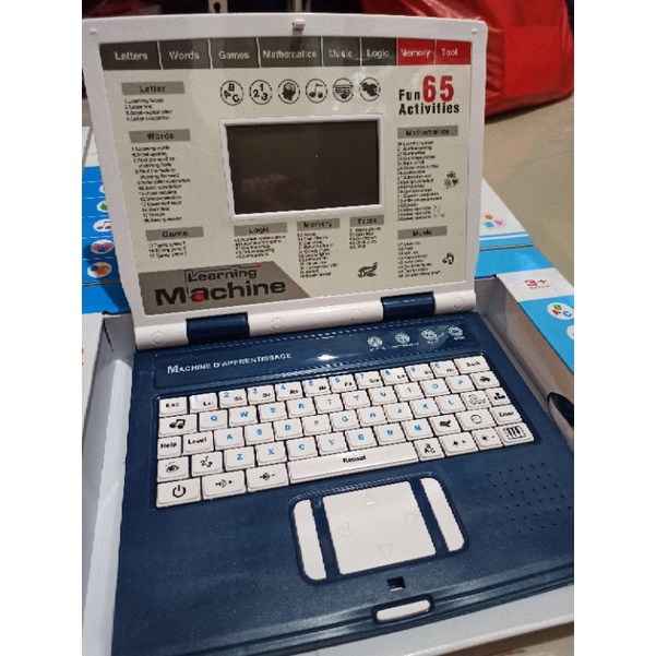 Jual mainan laptop anak alat bantu belajar learning machine notebook ...