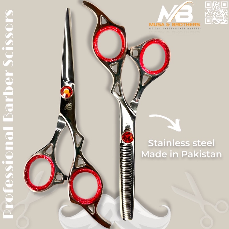 Jual [Made in PAKISTAN ] Professionale Barber Scissors. Gunting rambut ...