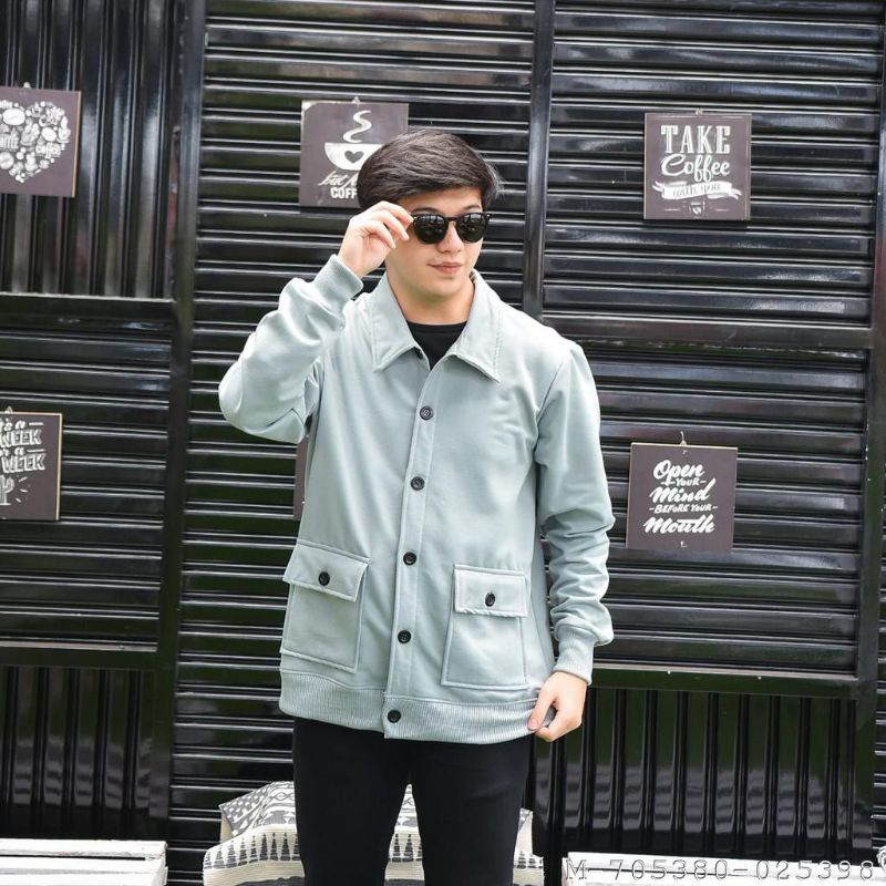 Jual outerwear pria cardigan rajut | Shopee Indonesia