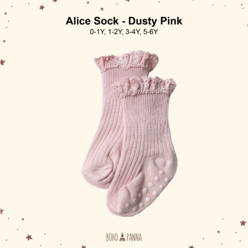 Jual Alice Socks BOHOPANNA • Kaos kaki renda with anti-slip | Shopee ...