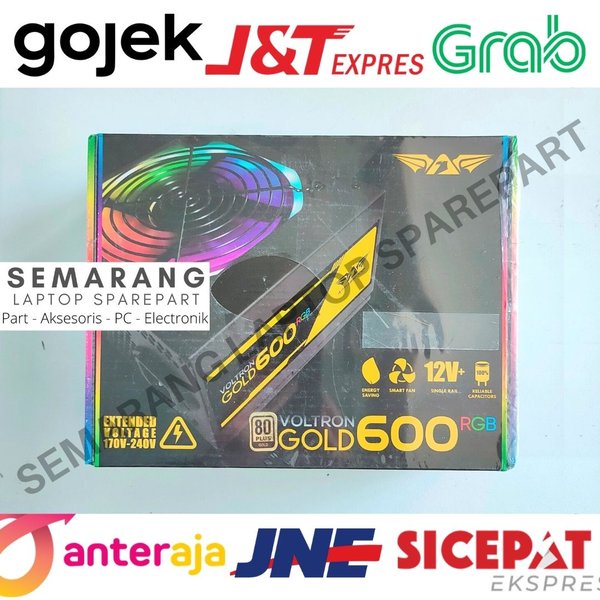 Jual ARMAGGEDDON VOLTRON GOLD 600 Psu Power Supply Rgb Armagedon Gaming Bagus | Shopee Indonesia