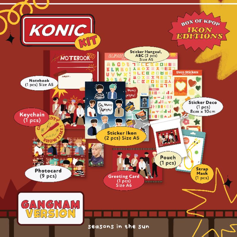 Jual [BOX OF KPOP] KONIC KIT - iKON | Shopee Indonesia
