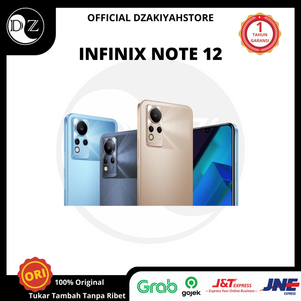 Jual INFINIX NOTE 12 8/128GB 8/256GB 2023 NEW GARANSI 1 TAHUN | Shopee ...