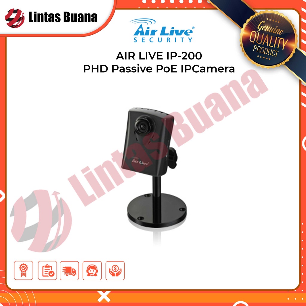 Jual AIR LIVE IP-200 PHD Passive PoE IPCamera | Shopee Indonesia