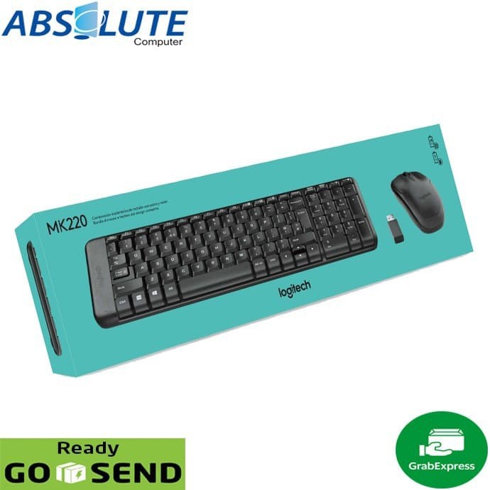 Jual Logitech MK220 Keyboard Mouse Wireless MK 220 | Shopee Indonesia