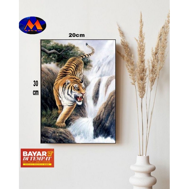 Jual HIASAN DINDING TEMA MACAN/POSTER KAYU MACAN/WALLDECOR/POSTER MACAN ...