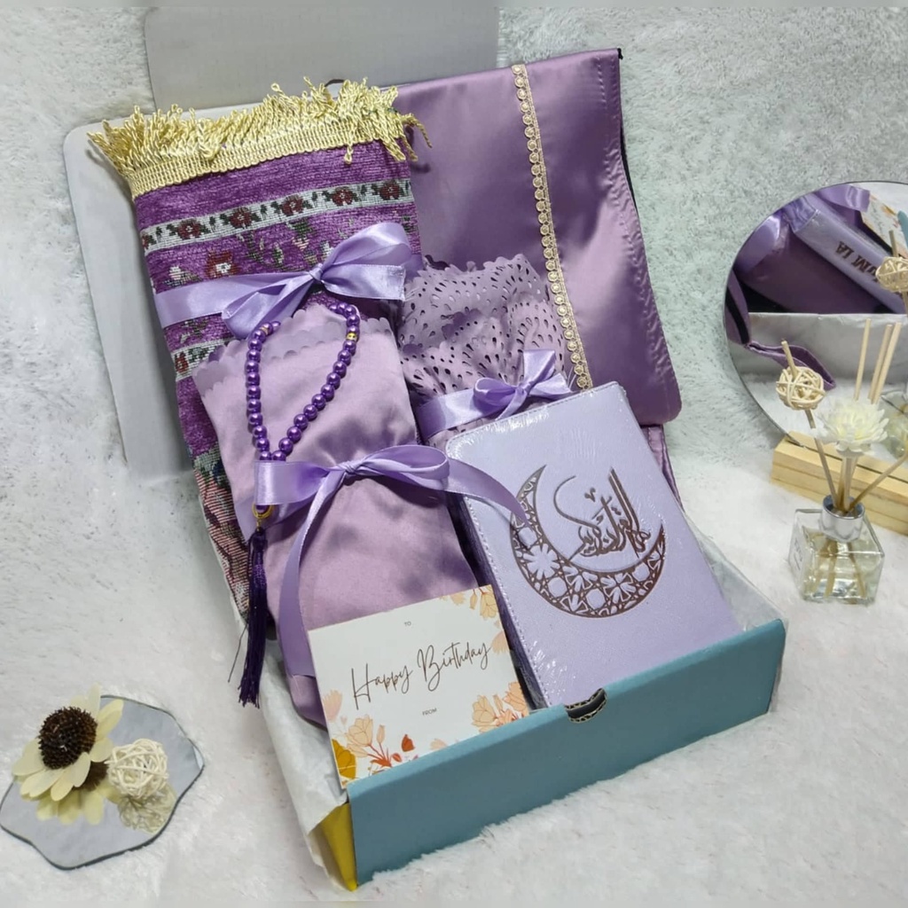 Jual Seserahan Alat Sholat Lengkap / Hampers Mukena Alquran dan Sajadah ...