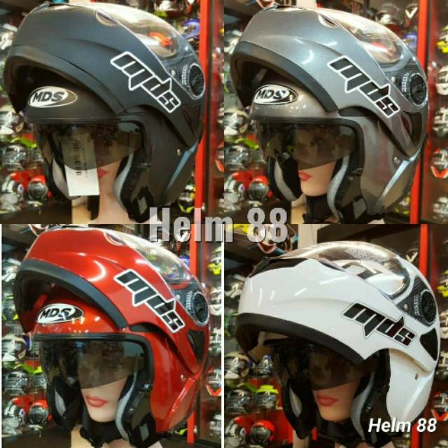 Jual Helm MDS PRO RIDER Helm Flip Up Helm Modular MDS PRORIDER (ONGKIR ...
