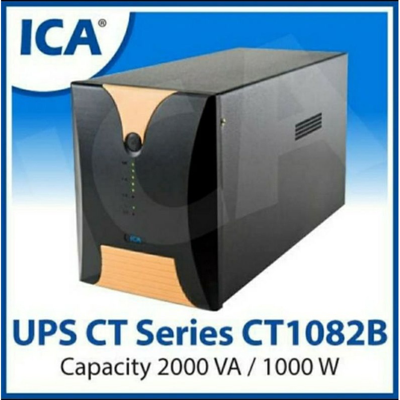 Jual ICA CT1082B CT1082 CT 1082B 1082 UPS 2000VA 1000Watt | Shopee ...