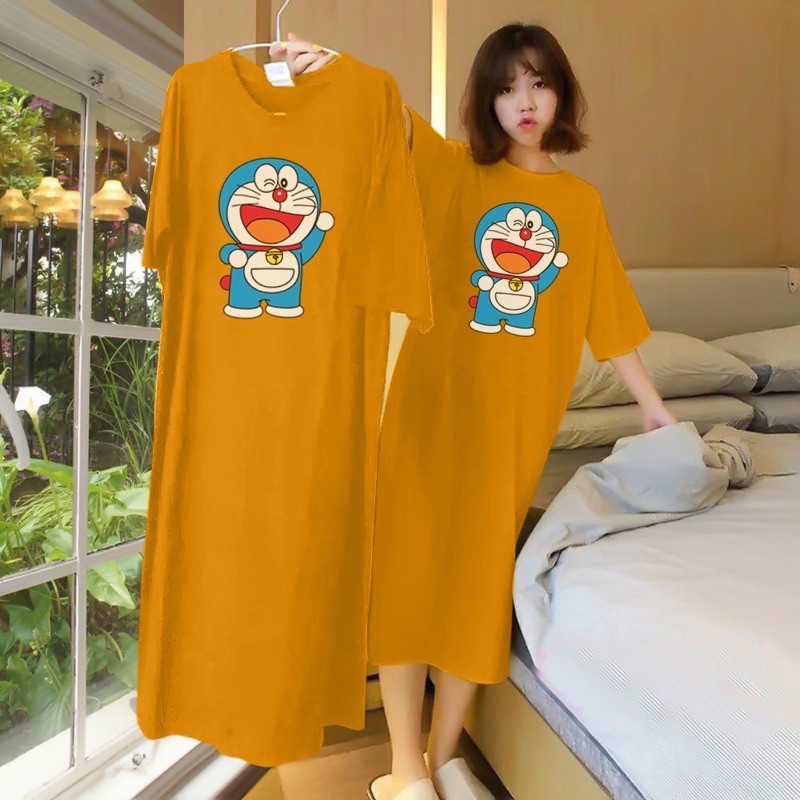 Jual baju JUMBO DRESS DORAEMON | DRESS JUMBO DORAEMON | DRESS WANITA ...