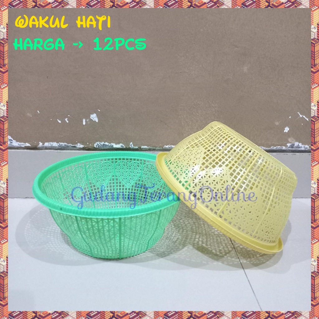 Jual Isi 12 PCS!! Wakul Hati / Wakul lubang ori / wakul sayur / wakul ...