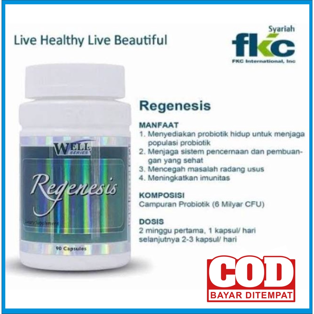 Jual Regenesis FKC Suplemen Untuk Membantu Kesehatan Pencernaan | Shopee Indonesia