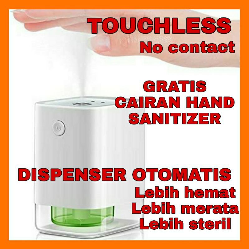 Jual Alat Hand Sanitizer Otomatis Touchless Automatic Botol Cairan ...