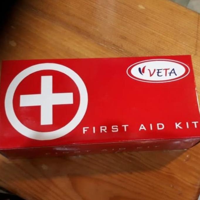 Jual Box Penyimpanan Obat - Kotak Obat P3K Veta First Aid Kit Merah ...
