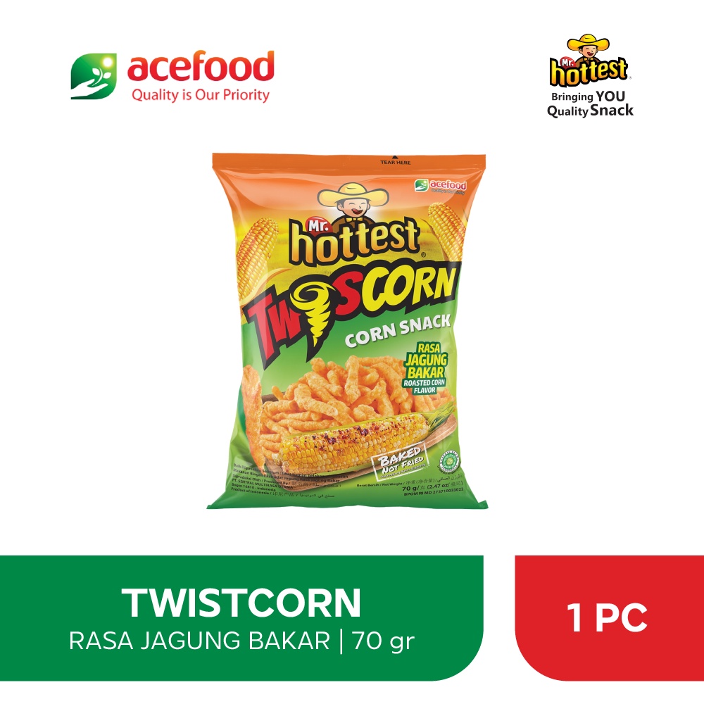 Jual Mr. Hottest Twistcorn 70gr Jagung Bakar | Shopee Indonesia