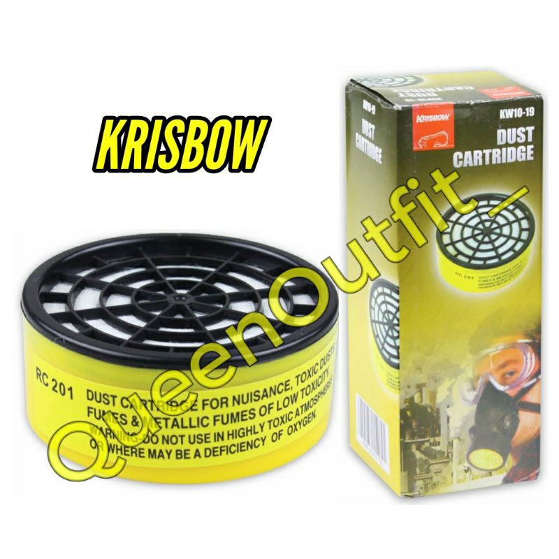 Jual Krisbow Filter Debu Dan Asap Untuk Masker Respirator Refill ...