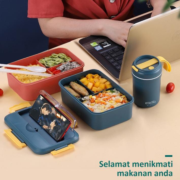 Jual Mari Dicoba☄️ Ecentio lunch box set Jerami Gandum kotak Bekal ... Jual Mari Dicoba☄️ Ecentio lunch box set Jerami Gandum kotak Bekal ...