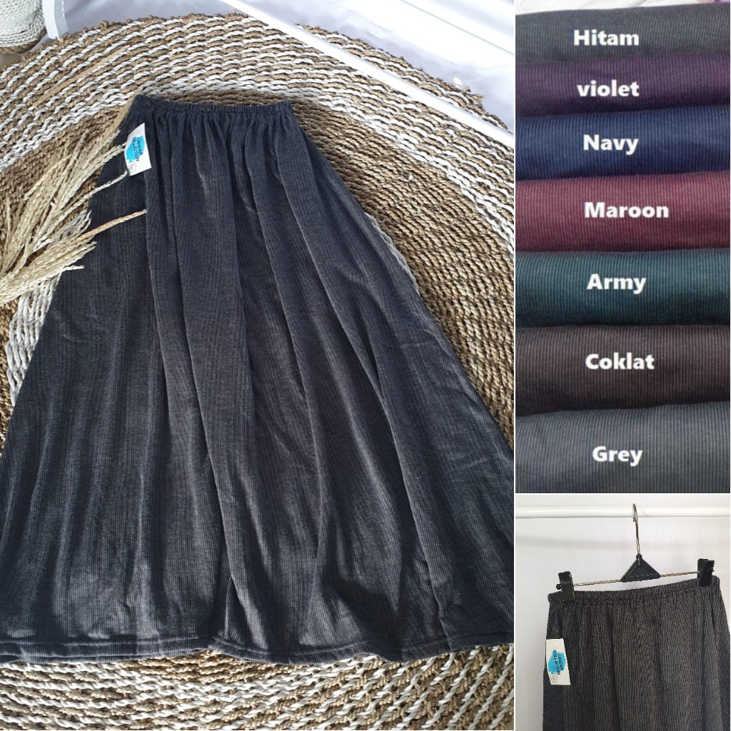 Jual SILMA SKIRT / Rok Panjang Mayung Jumbo / Bawahan Muslim Wanita ...