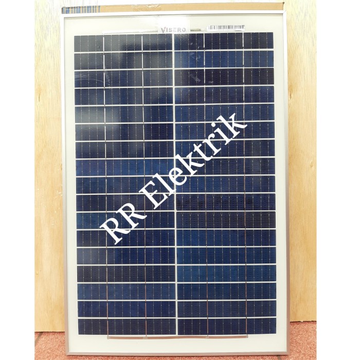 Jual Panel Surya Solar Cell Solar Panel 20Wp Visero Poly | Shopee Indonesia