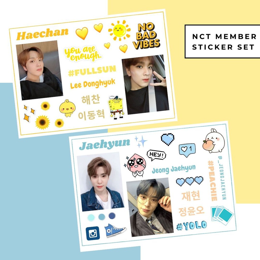 Jual NCT MEMBER STICKER SET (NCT 127 // NCT DREAM) | Shopee Indonesia