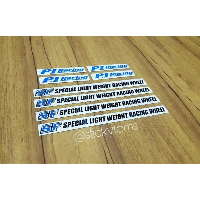 Jual Terjangkau Paket stiker velg mobil Buddy Club P1 Racing | Shopee ...