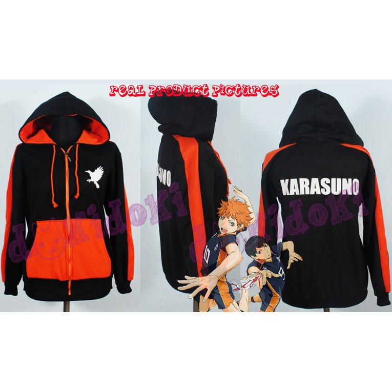 Jual Haikyuu!! Karasuno Jacket Jaket Anime Kostum Cosplay Hinata ...