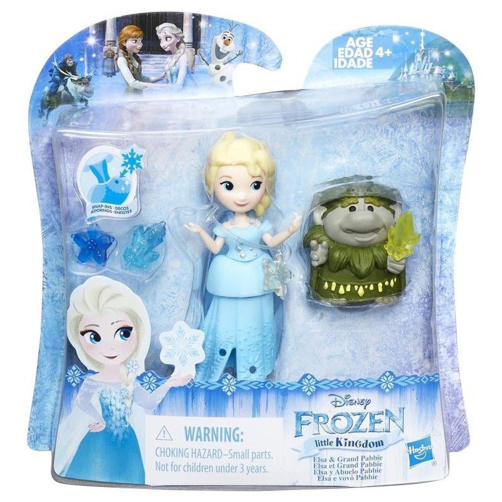 Jual Disney Frozen Little Kingdom Elsa & Grand Pabbie | Shopee Indonesia