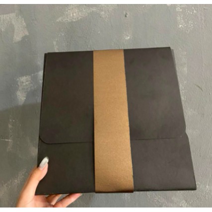 Jual packagetalk - BOX CLOTHING HITAM WITH SLEEVE siap pakai cocok ...