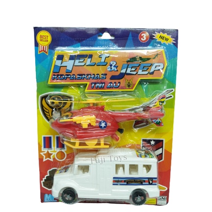 Jual Heli & Jeep Mainan Mobil dan Helikopter Kopaskhas TNI AU | Shopee ...