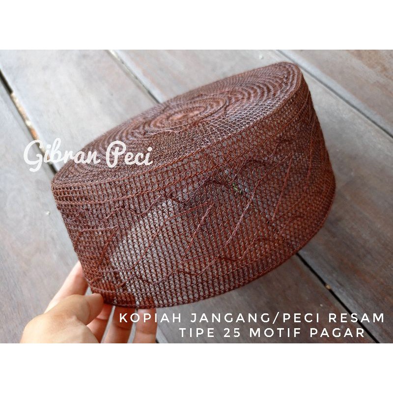 Jual Peci resam tipe 25 motif pagar kopiah jangang kopyah oleh oleh ...