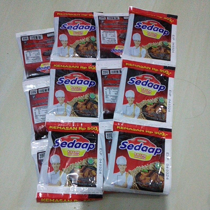 Jual Kecap Sedaap Sachet Renceng isi 12 Sachet | Shopee Indonesia