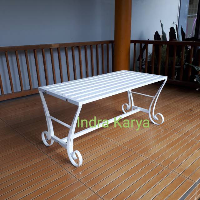 Jual Meja taman / meja teras besi model ukir | Shopee Indonesia
