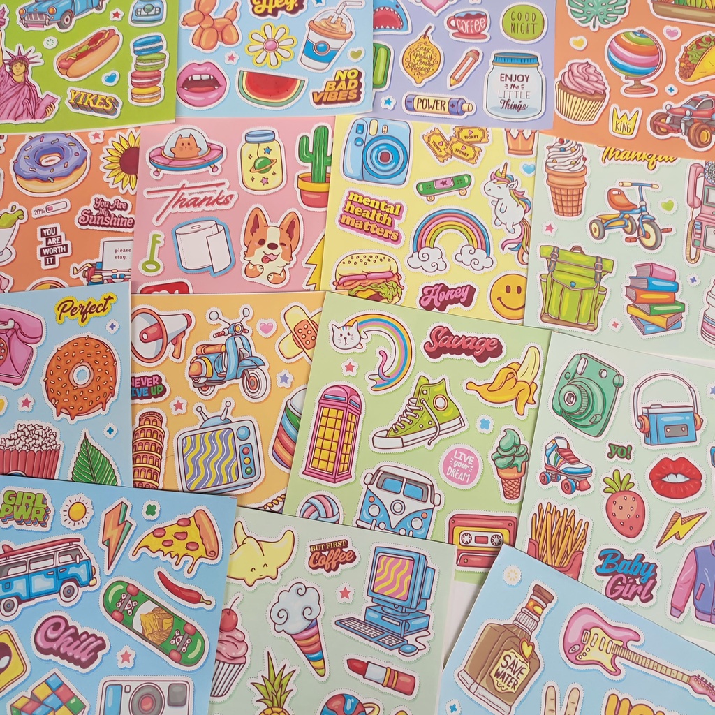 Jual STIKER AESTHETIC DODLE STIKER CASE HP AESTHETIC TUMBLR STIKER ...