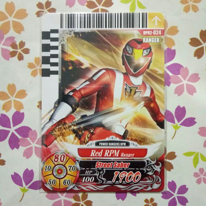 Jual power ranger card battle normal ranger red RPM v2 | Shopee Indonesia