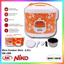 Jual mejikom besar niko 1,8 -liter /magicom besar niko /rice cooker ...