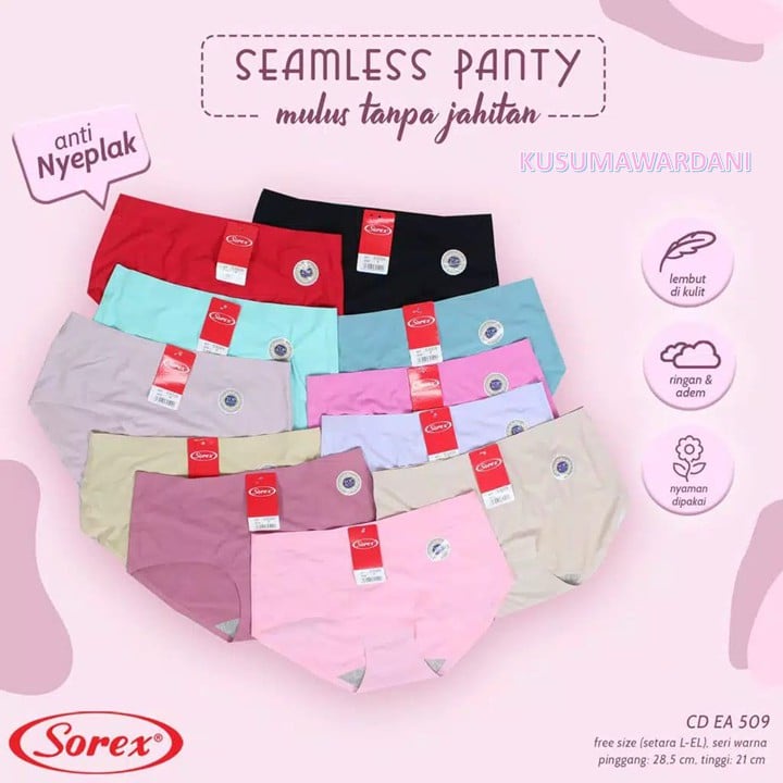 Jual CELANA DALAM SOREX SEAMLESS ISI 3PCS/CD WANITA SOREX SEAMLESS ...