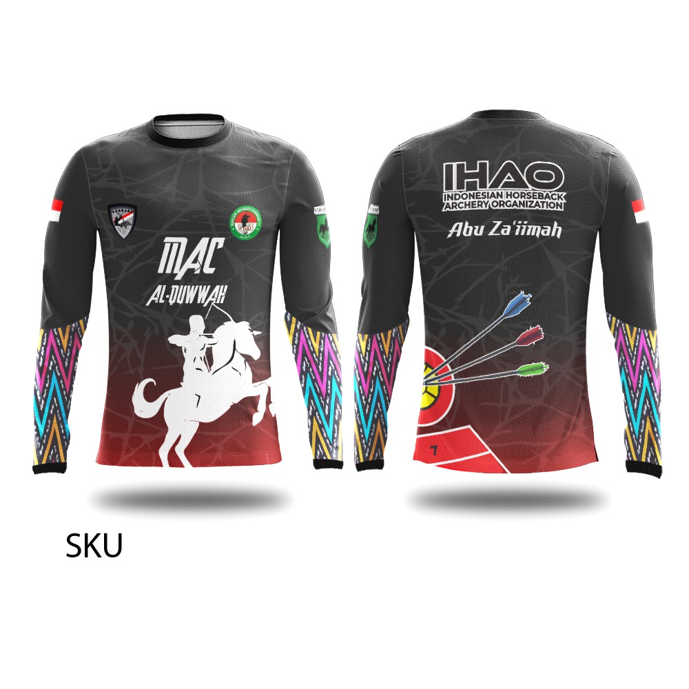 Jual GRATIS tambah nama Kaos Baju Jersey jersy panah panahan archery ...