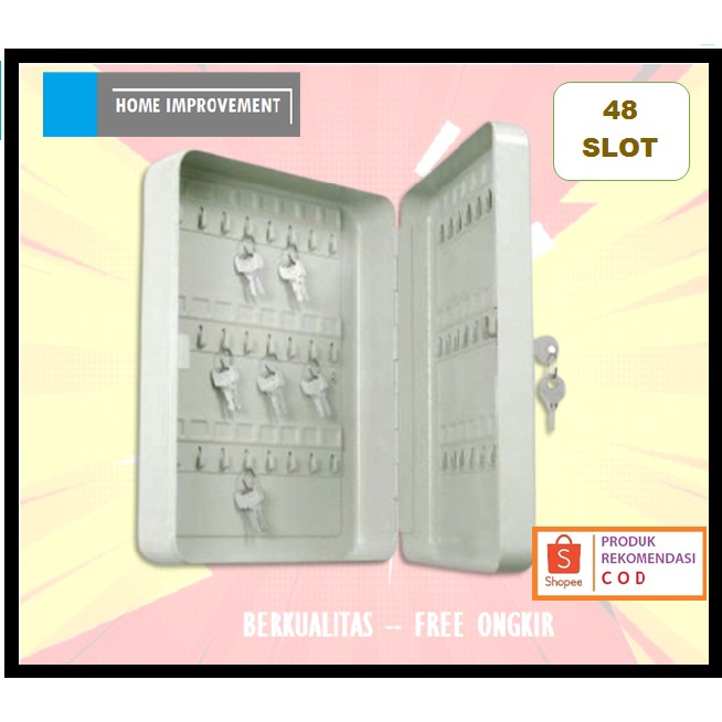 Jual COD Key Box Kotak Kunci 48 Kunci Zehn kotak penyimpanan kunci ...
