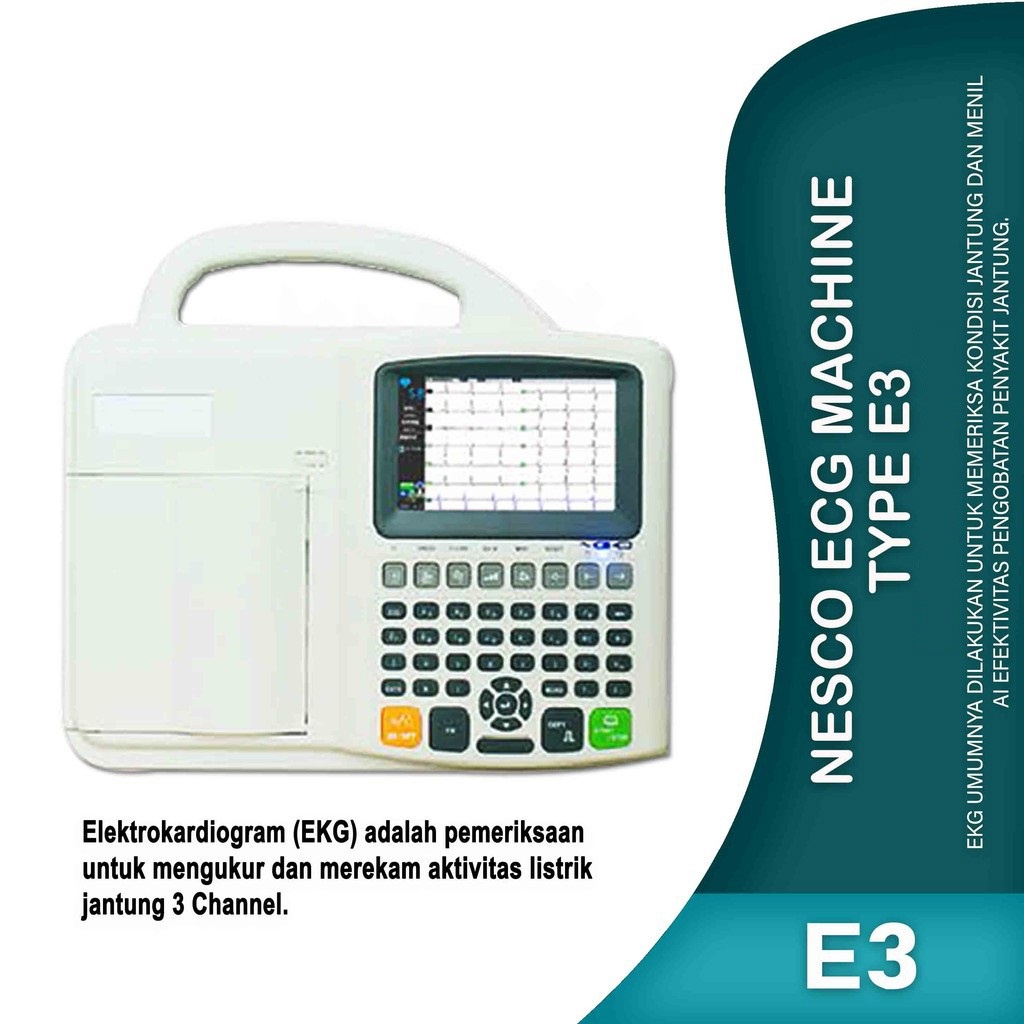 Jual NESCO ECG MACHINE, TYPE E3 | Shopee Indonesia